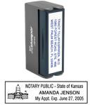 N40 Notary Pocket Stamp 1/2" x 2"